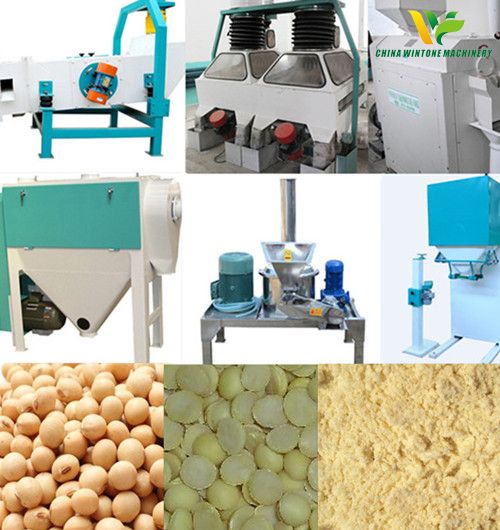100T Soy Processing Plant Soya Bean Processing Machinery - Grain Processing Equipment